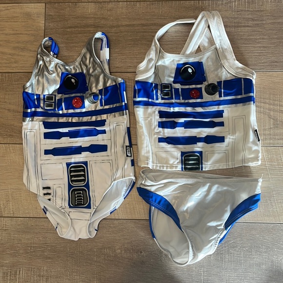 Disney | Swim | Disney Brand Star Wars R2d2 Swimsuits Tankini And One ...